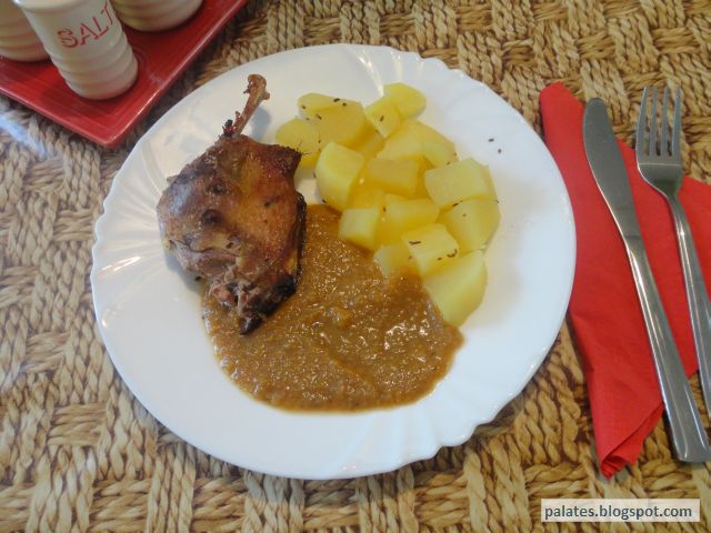 Blog pro mlsné jazýčky: Caneton Rôti (Pečená kachna)