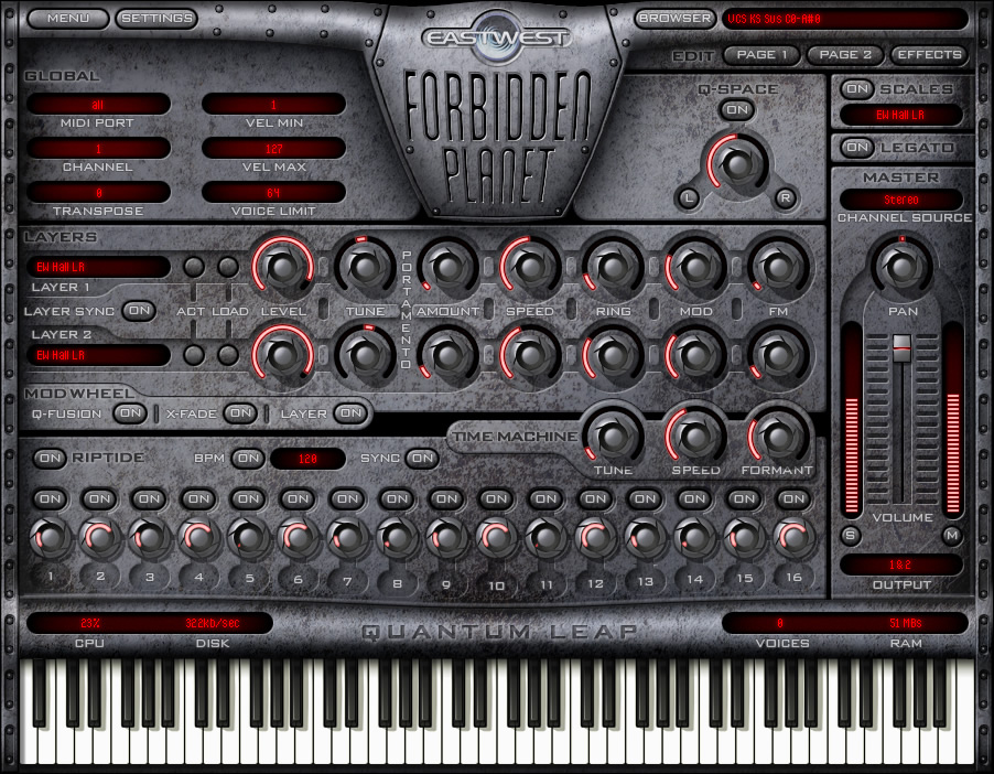 VST PLUGINS MAGAZINE: EastWest Quantum Leap Forbidden Planet