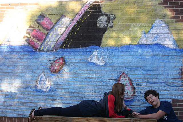 Art of Apex High School: More Interactive Street Art Chalk Murals!