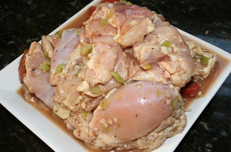 Heart for Cooking: Pollo Guisado (Braised Chicken)