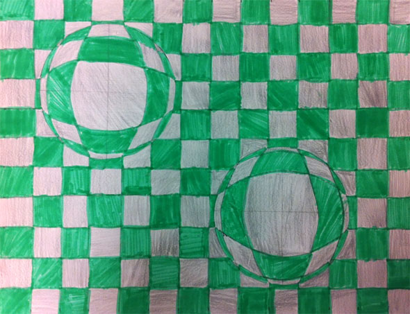artisan des arts: Optical Illusions - grade 5