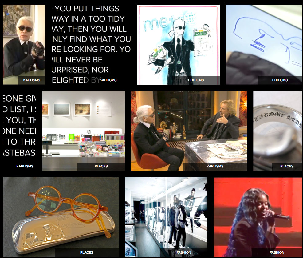 If It's Hip, It's Here (Archives): Karl Lagerfeld's New Site Is A Look ...