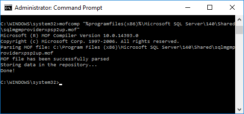 Realized Design: SSMS vNext and "Cannot connect to WMI provider"
