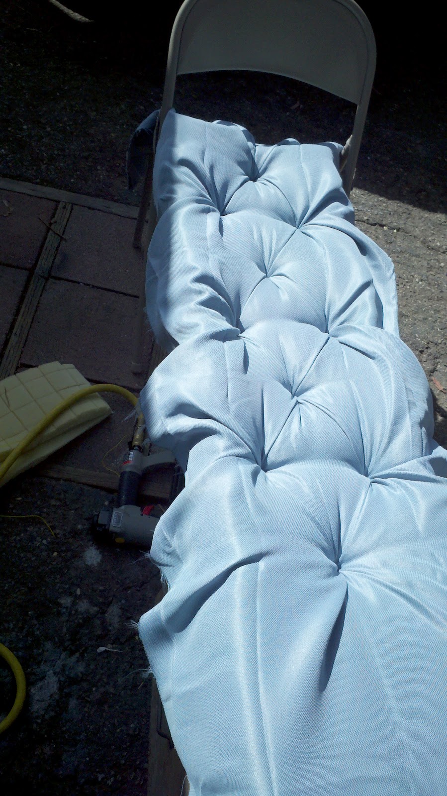 Treasured Rubbish: Benched! DIY Bench & Diamond Tuft...Thrifty Find $10