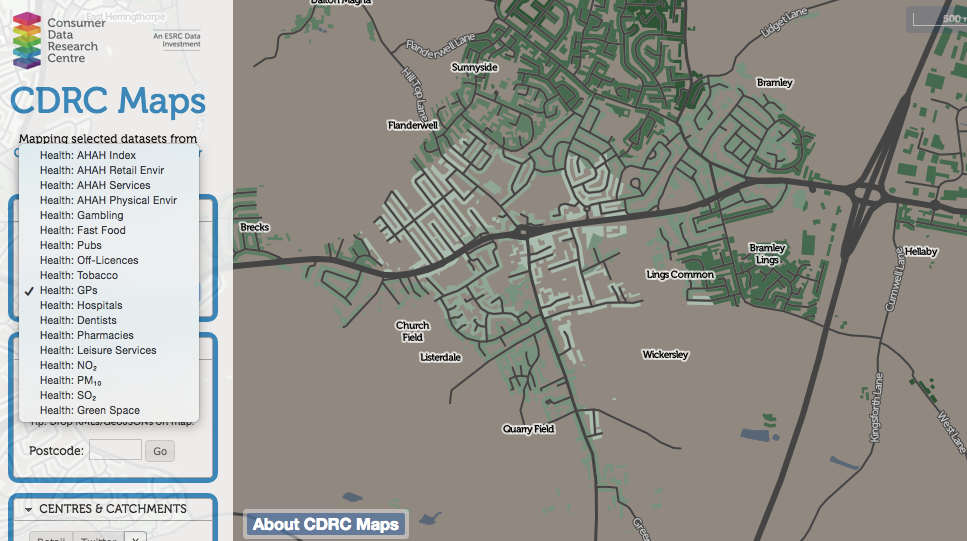 New Health data for CDRC Maps