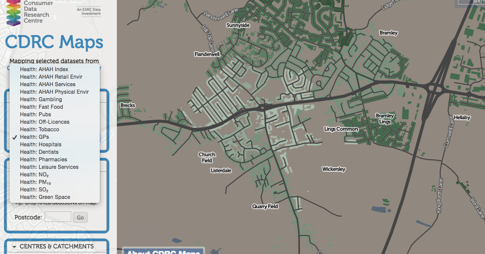 New Health data for CDRC Maps