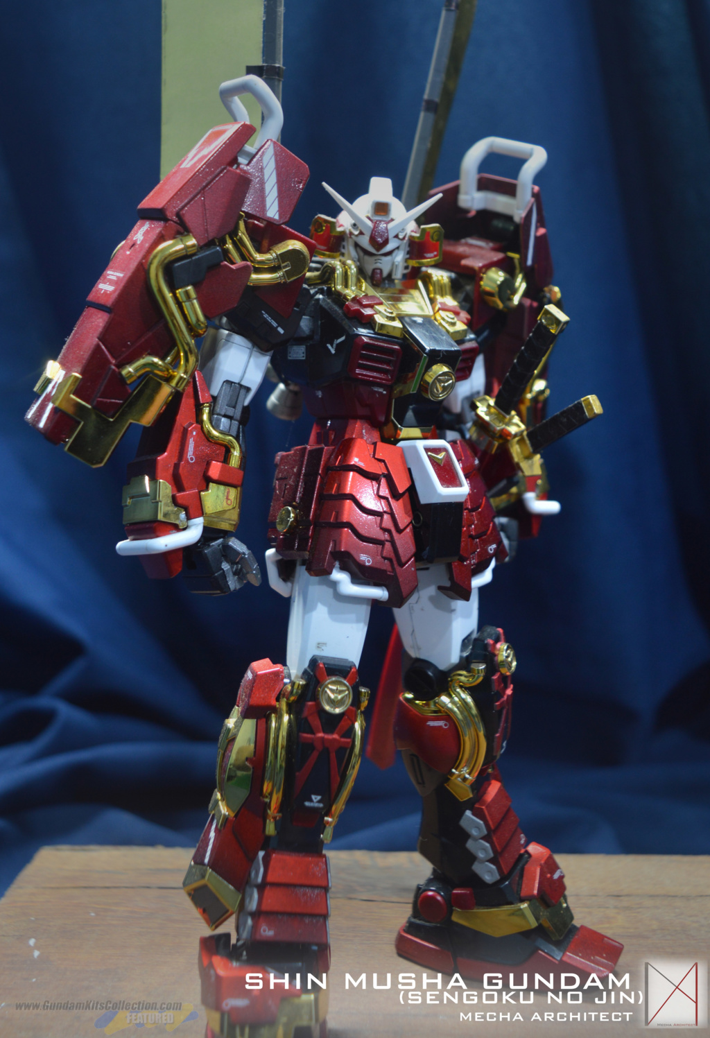Custom Build: MG 1/100 Shin Musha Gundam (sengoku no Jin) ver. Mecha ...
