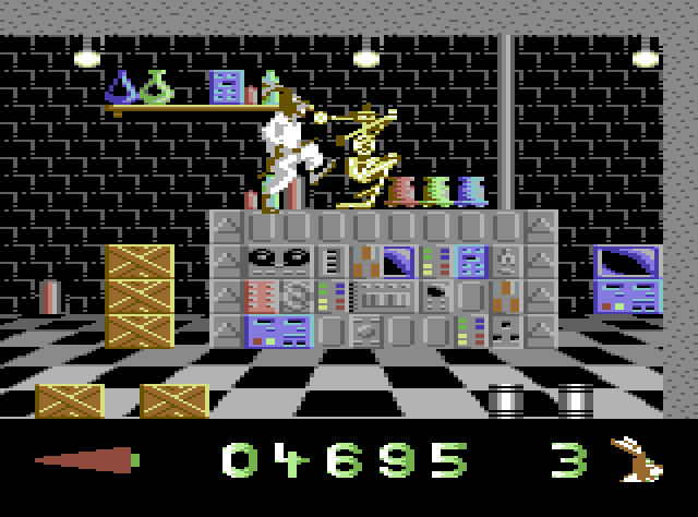 VGJUNK: NINJA RABBITS (COMMODORE 64)