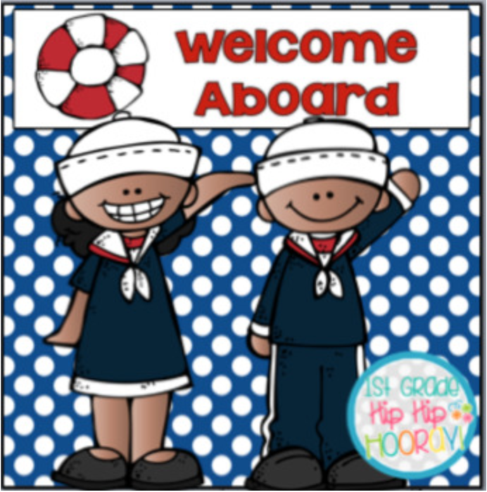 1st Grade Hip Hip Hooray!: Classroom Theme ... Welcome Aboard!