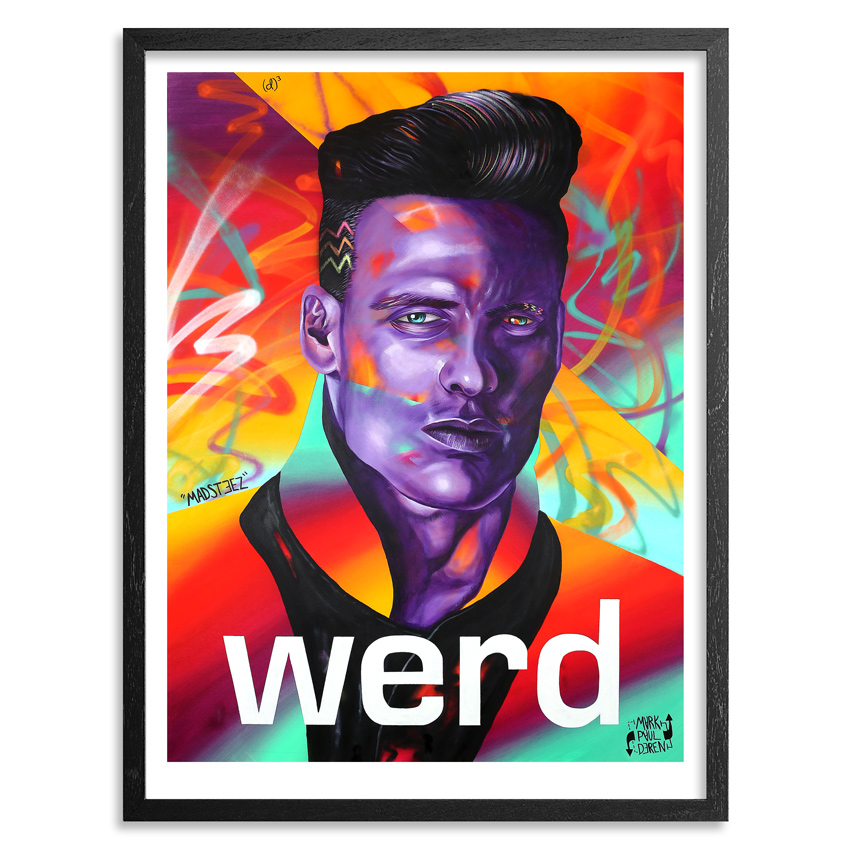 INSIDE THE ROCK POSTER FRAME BLOG: Madsteez Werd Print Release For ...