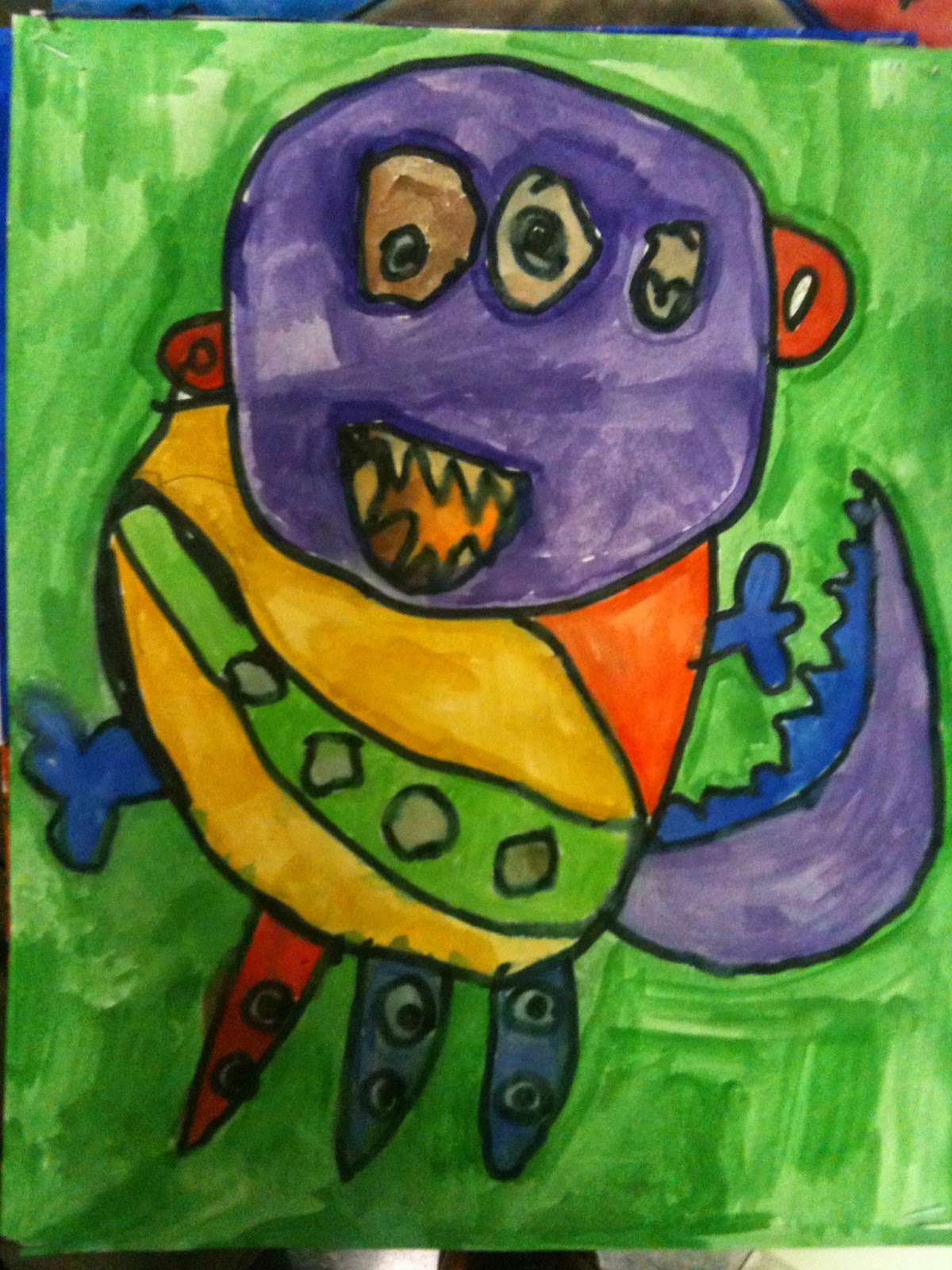 Ms. C's Artroom: Monster Alien Art Lesson