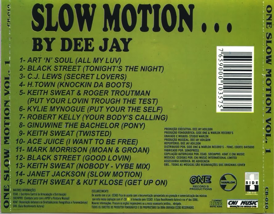 luisdanight: cd Slow Motion Vol 01