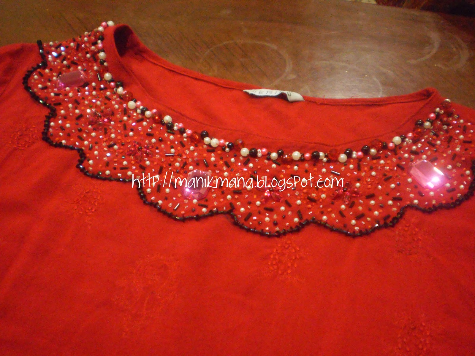 manik leher bulat | jahitan manik ♥ muzzee ♥