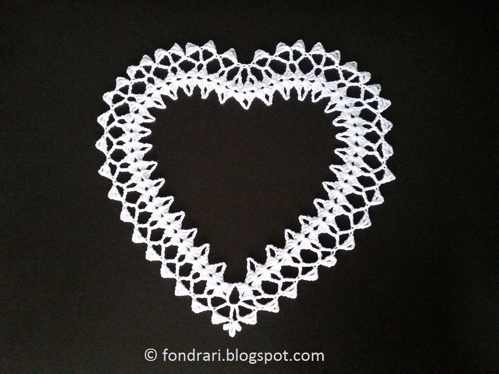 Föndrari af lífi og sál: Heklað hjarta