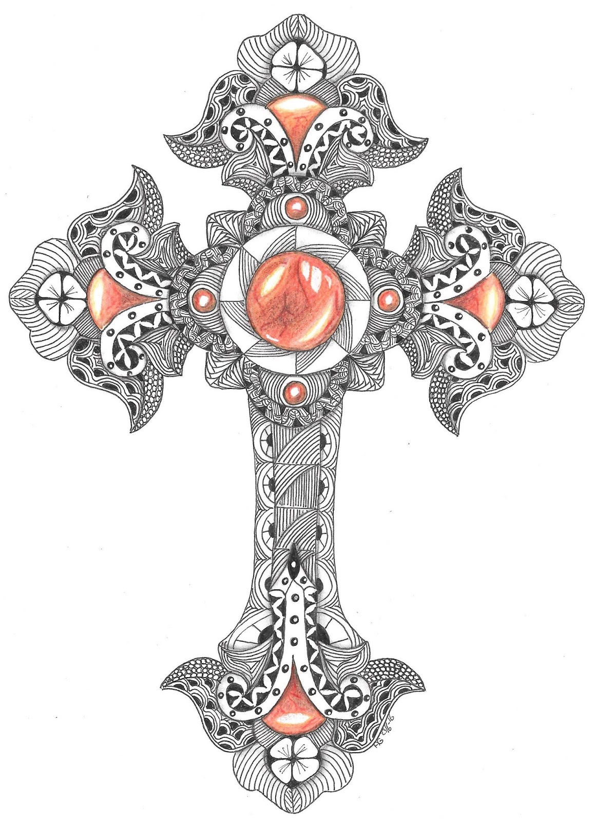 Adri: 157-Ornate Cross
