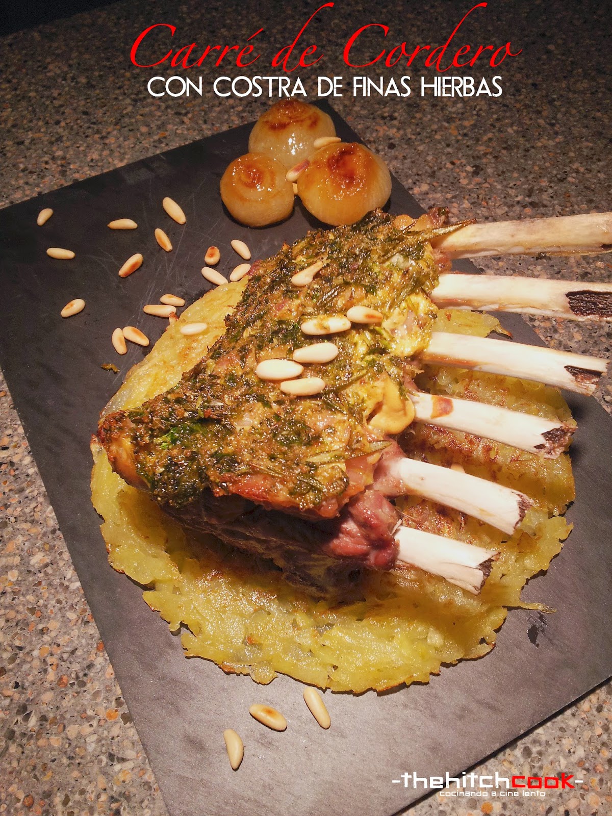 THE HITCHCOOK: CARRÉ DE CORDERO CON COSTRA DE FINAS HIERBAS (El noveno ...