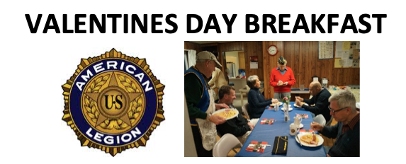 Shoreline Area News: Eat breakfast with American Legion on Feb 16