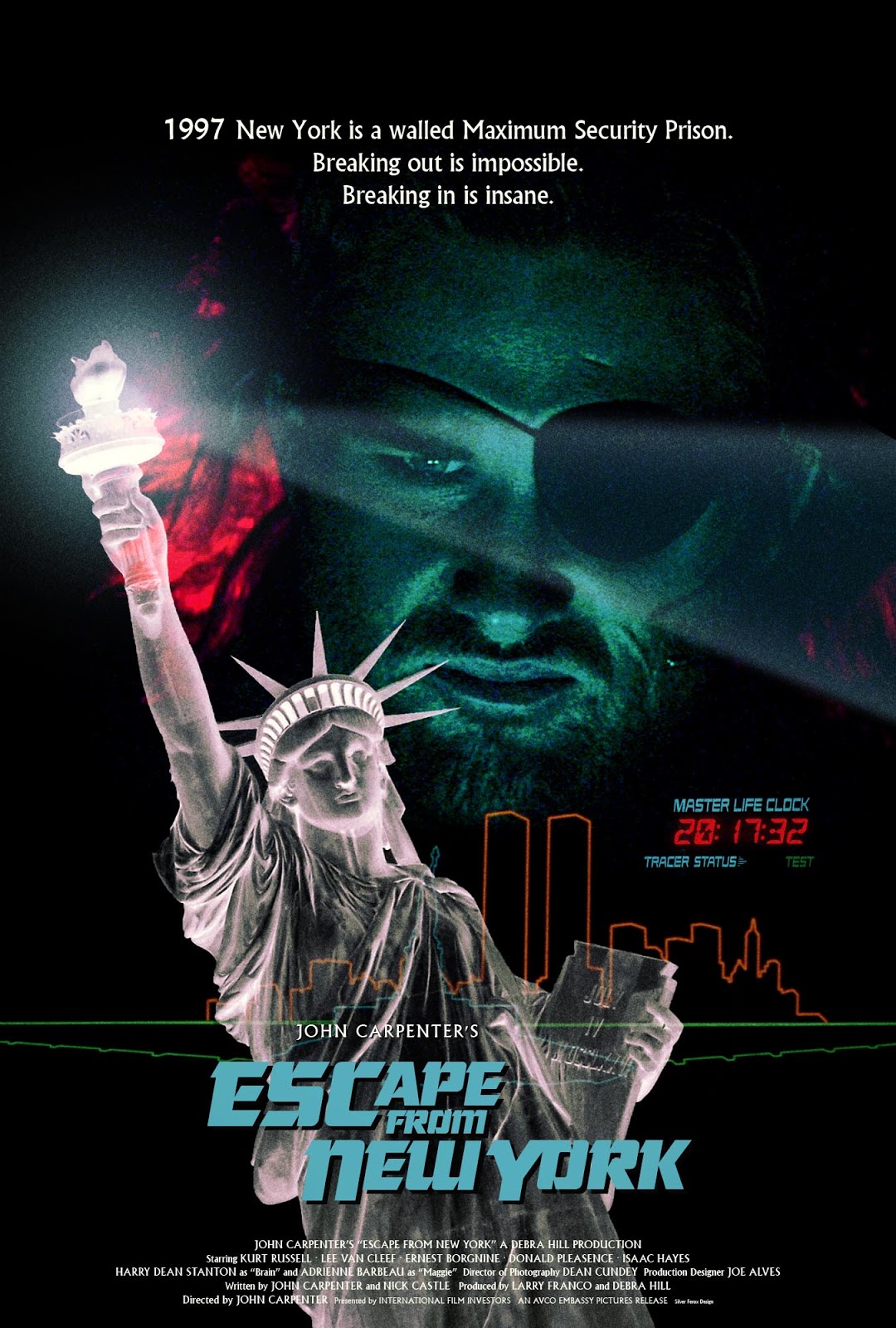 The Geeky Nerfherder: Movie Poster Art: Escape From New York (1981)