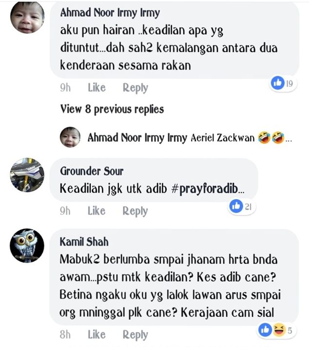 'Orang lain pun drive jugak, takde terjun ke laut pun, buang karan je ...