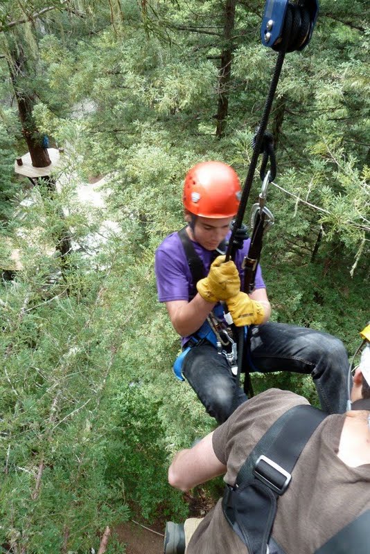 the overflow: CRAZY ZIP LINE EXPERIENCE