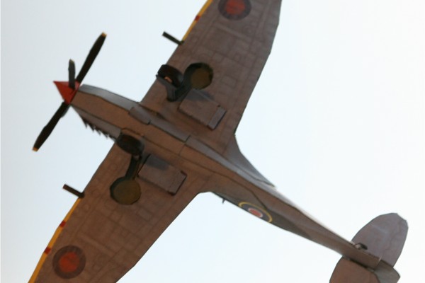 Supermarine Spitfire Paper Model | Paperized Crafts