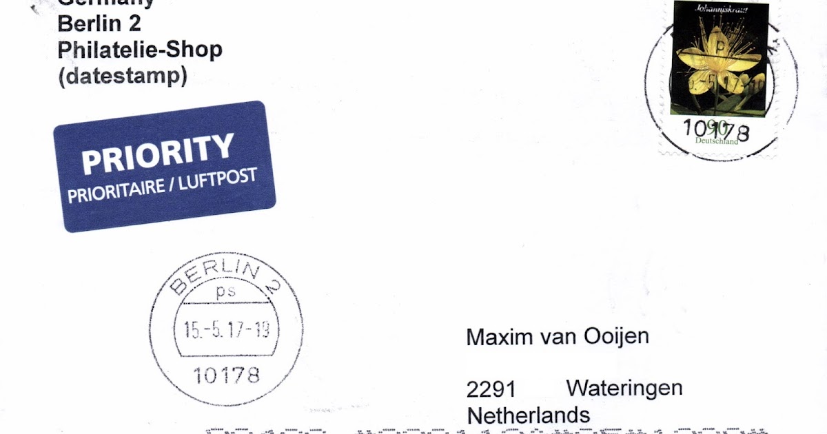 World envelope collection: Germany - Berlin 2 - Philatelie-Shop