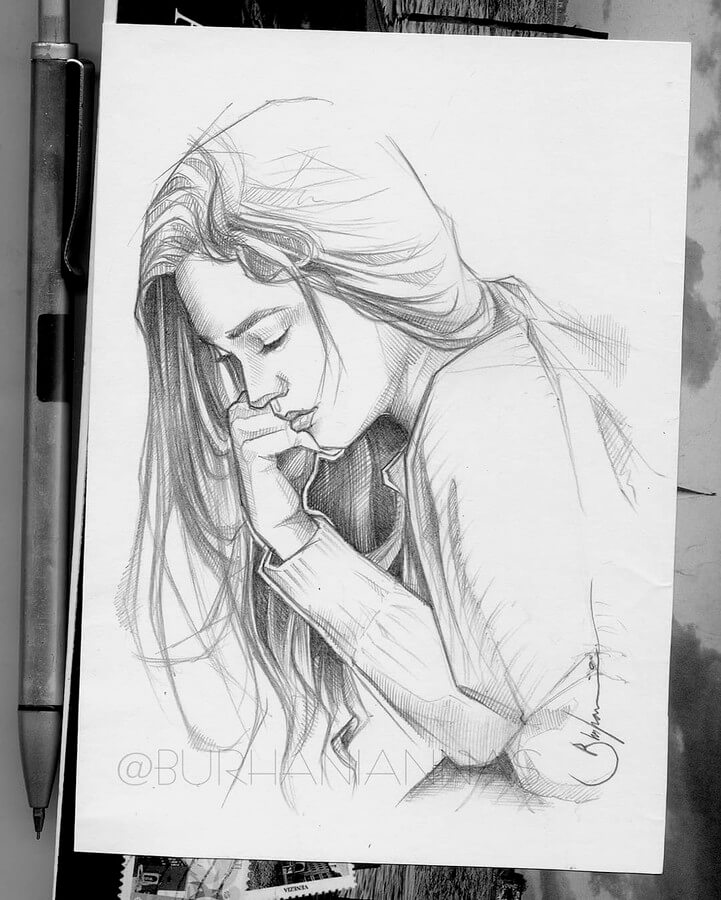 Emotional Pencil Drawings: The Art of Expressing Feelings Through Graphite