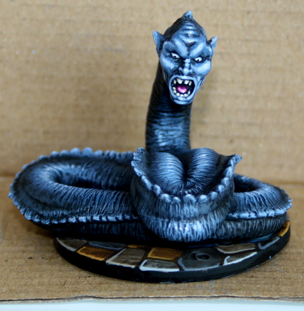 The Art of War: Descent Miniatures: First Naga painted