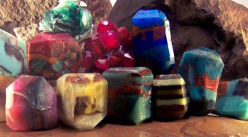 Making Scentz (aka Homemade Bath Products): How to Make Gemstone Soap Rocks
