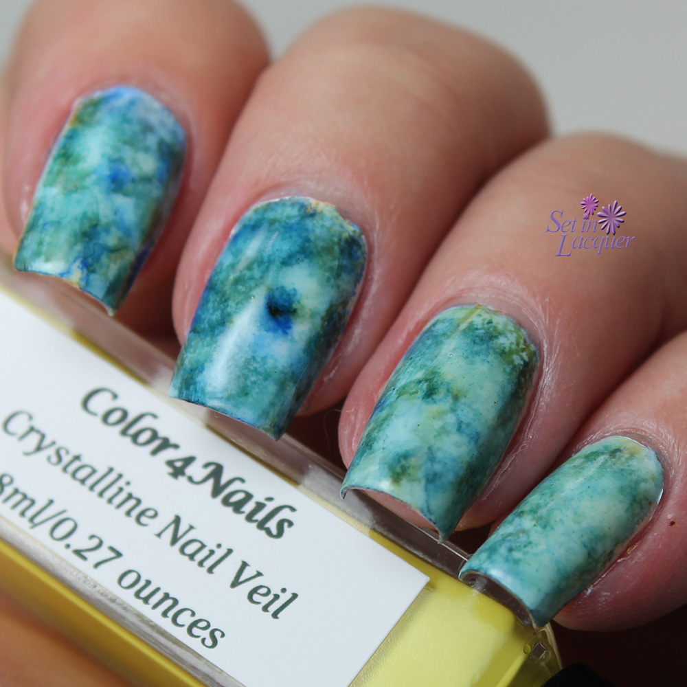 Alcohol ink makes for marvelous marbled nail art | Set in Lacquer ...