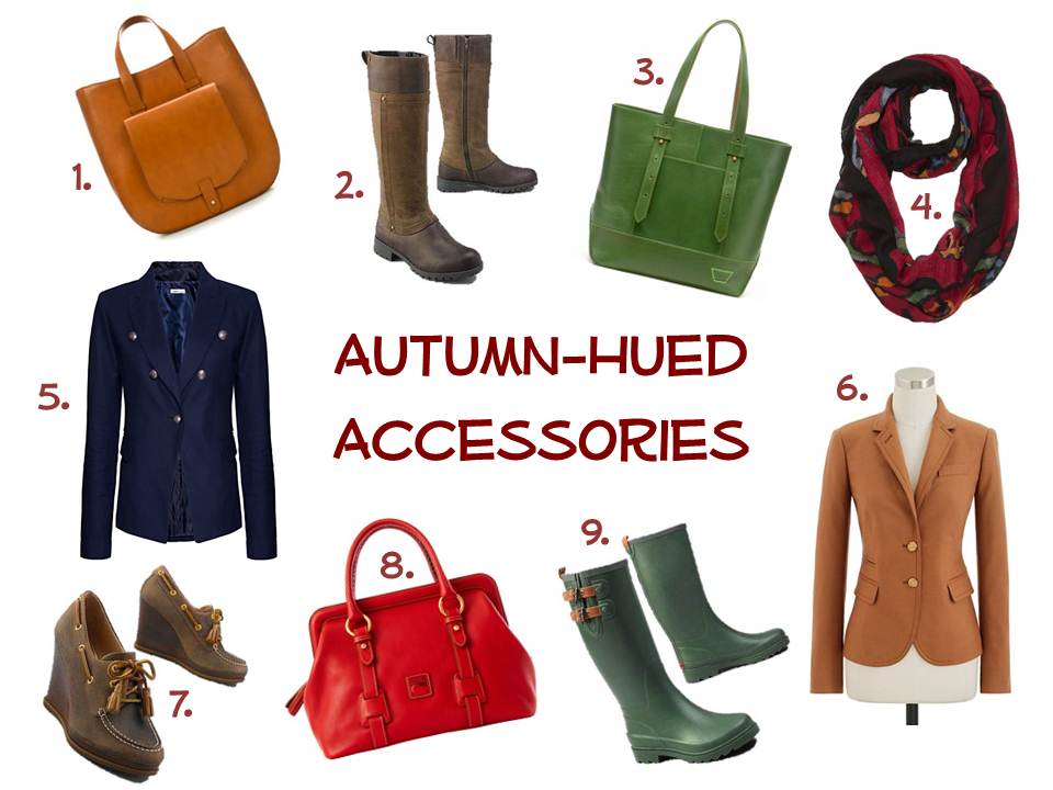 Inspired Whims: Fall Fashion Preview: Autumn-Hued Accessories