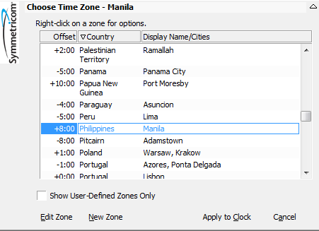 the billymacdeus' blog: Symmtime: A wonderful timezone, clock tool for ...