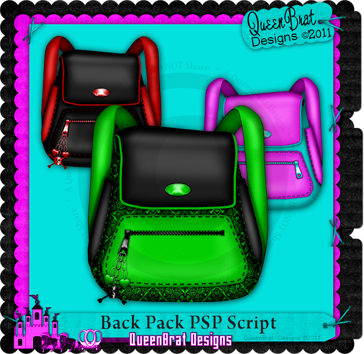 Bits N Pieces Of QueenBrat Designs: Back To School PSP Scripts and Elements