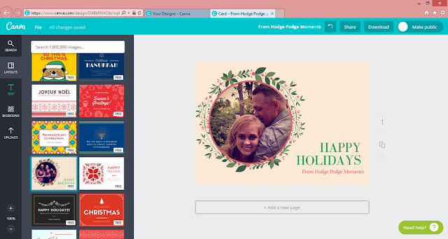 Make Your Own Cards | Hodge Podge Moments