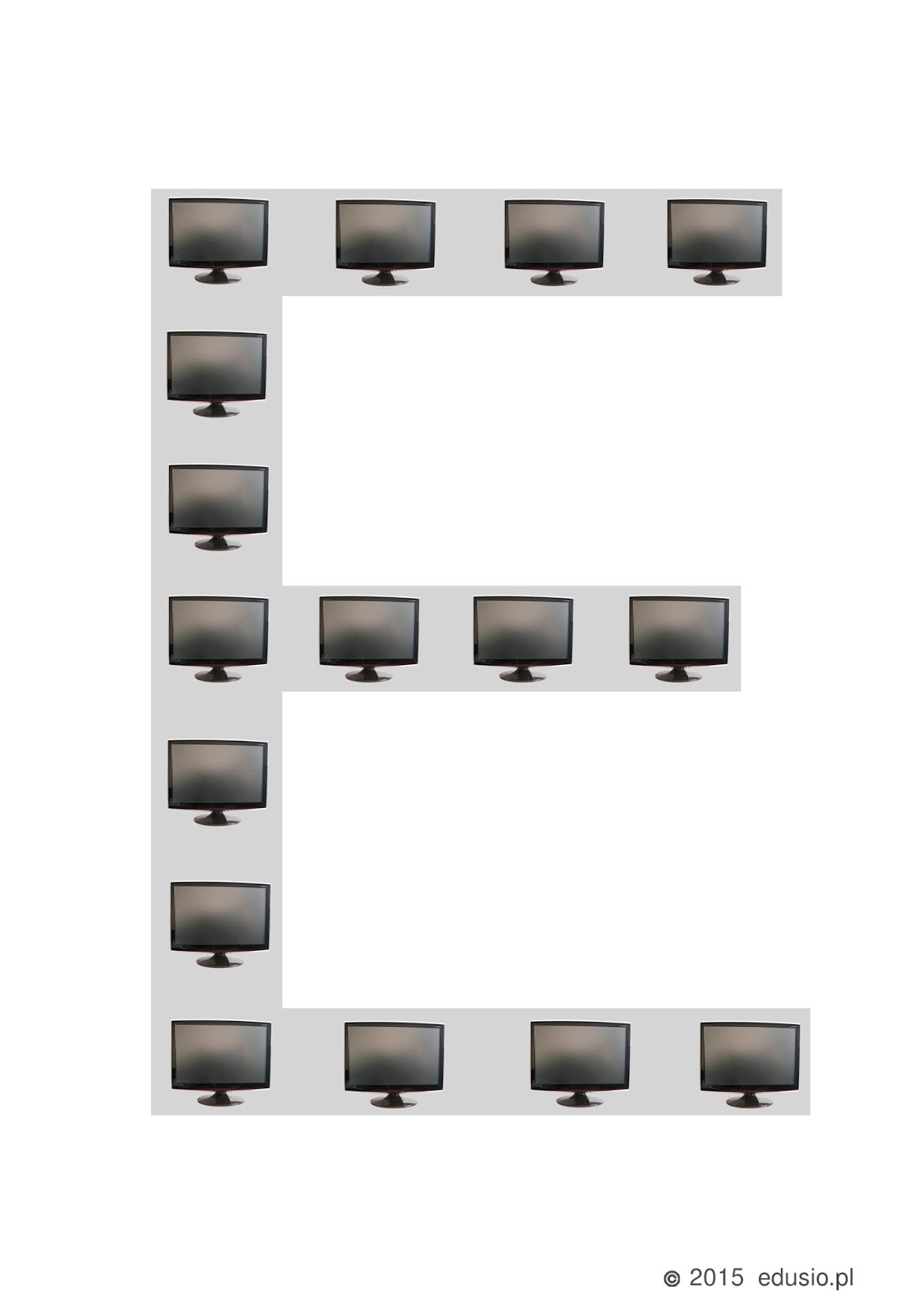 edusio - druczki do nauczki: Litera E