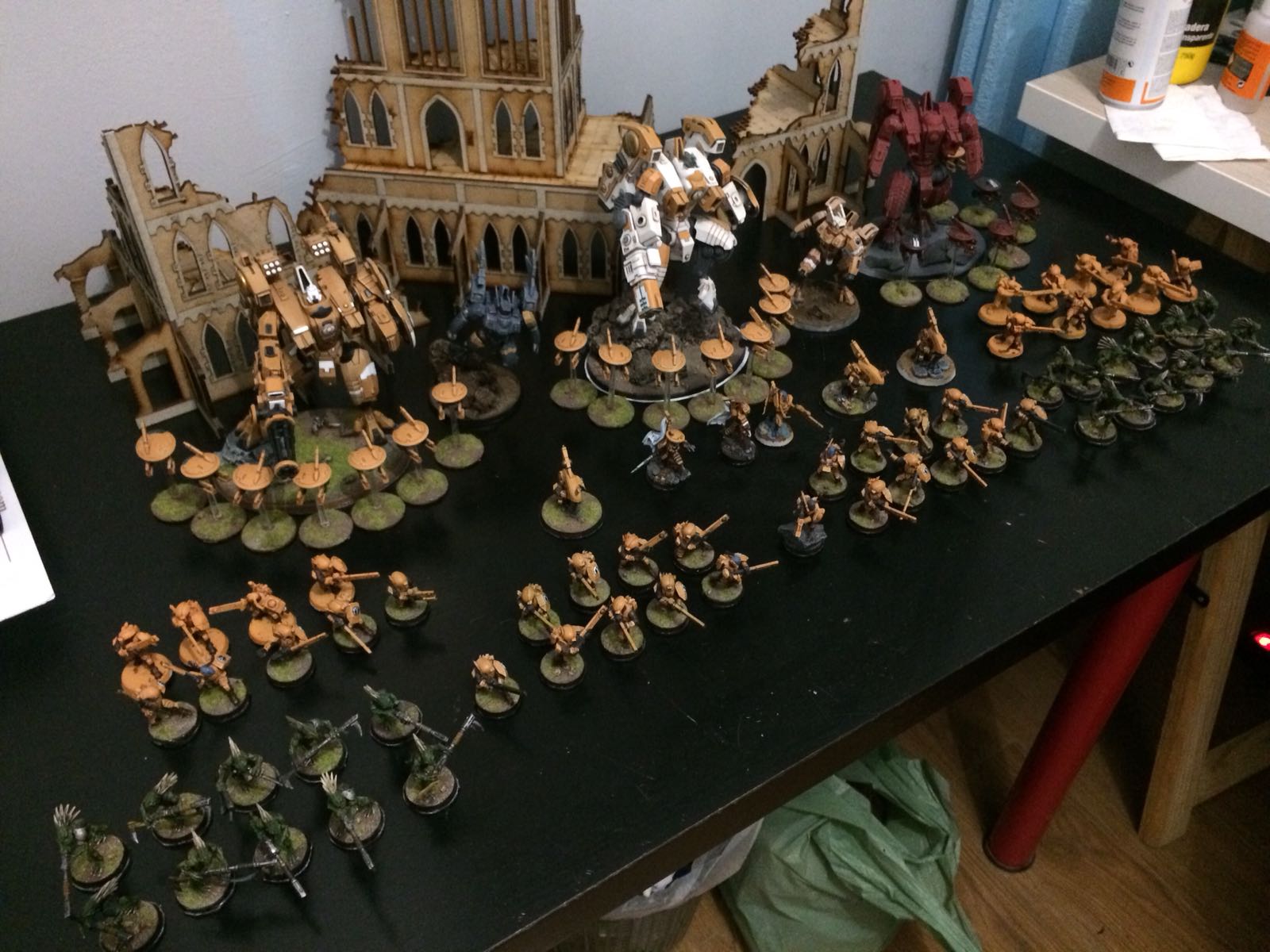 Dies Irae 40K: Listas Tau