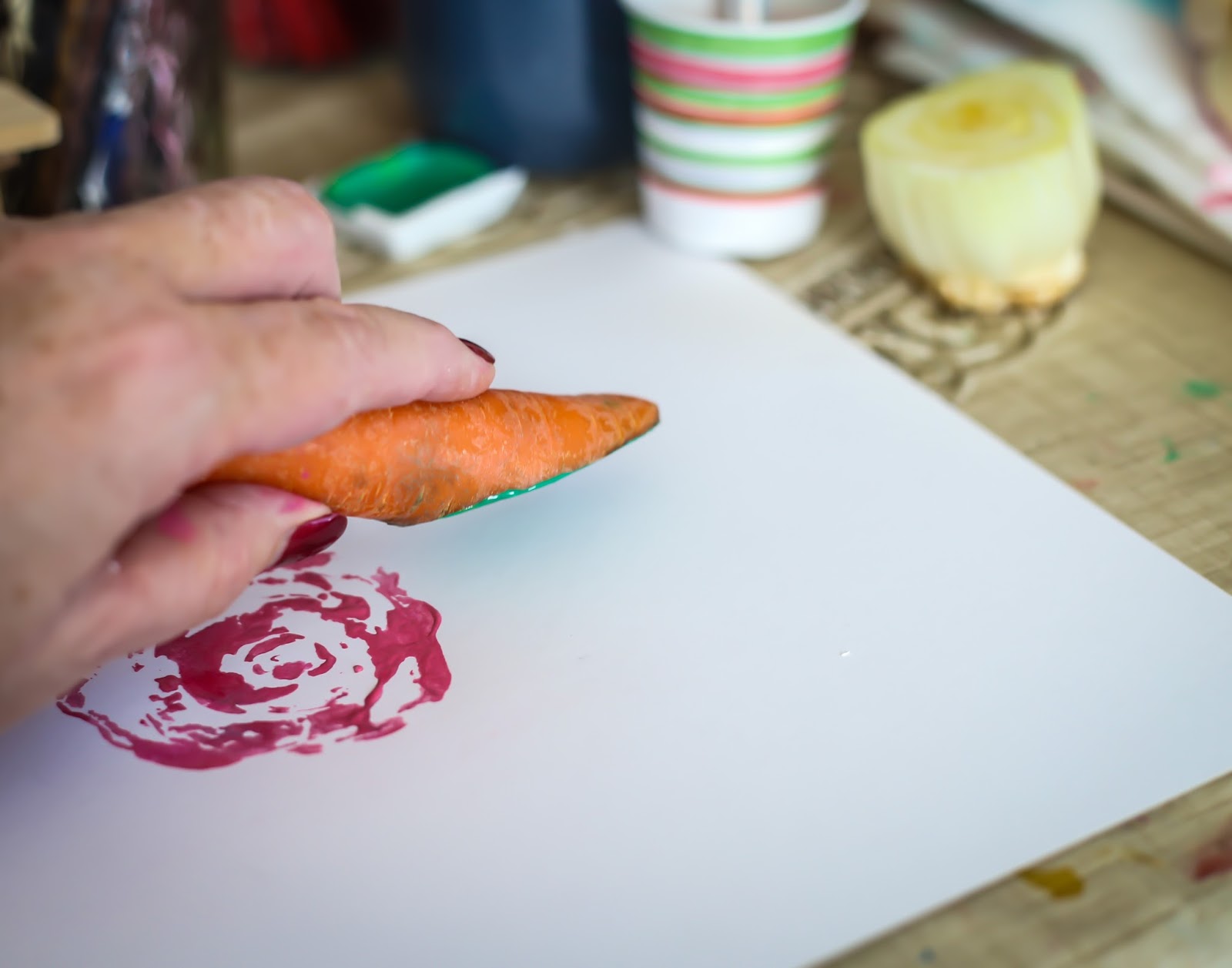 Where Your Treasure Is: DIY Fruit and Vegetable Prints