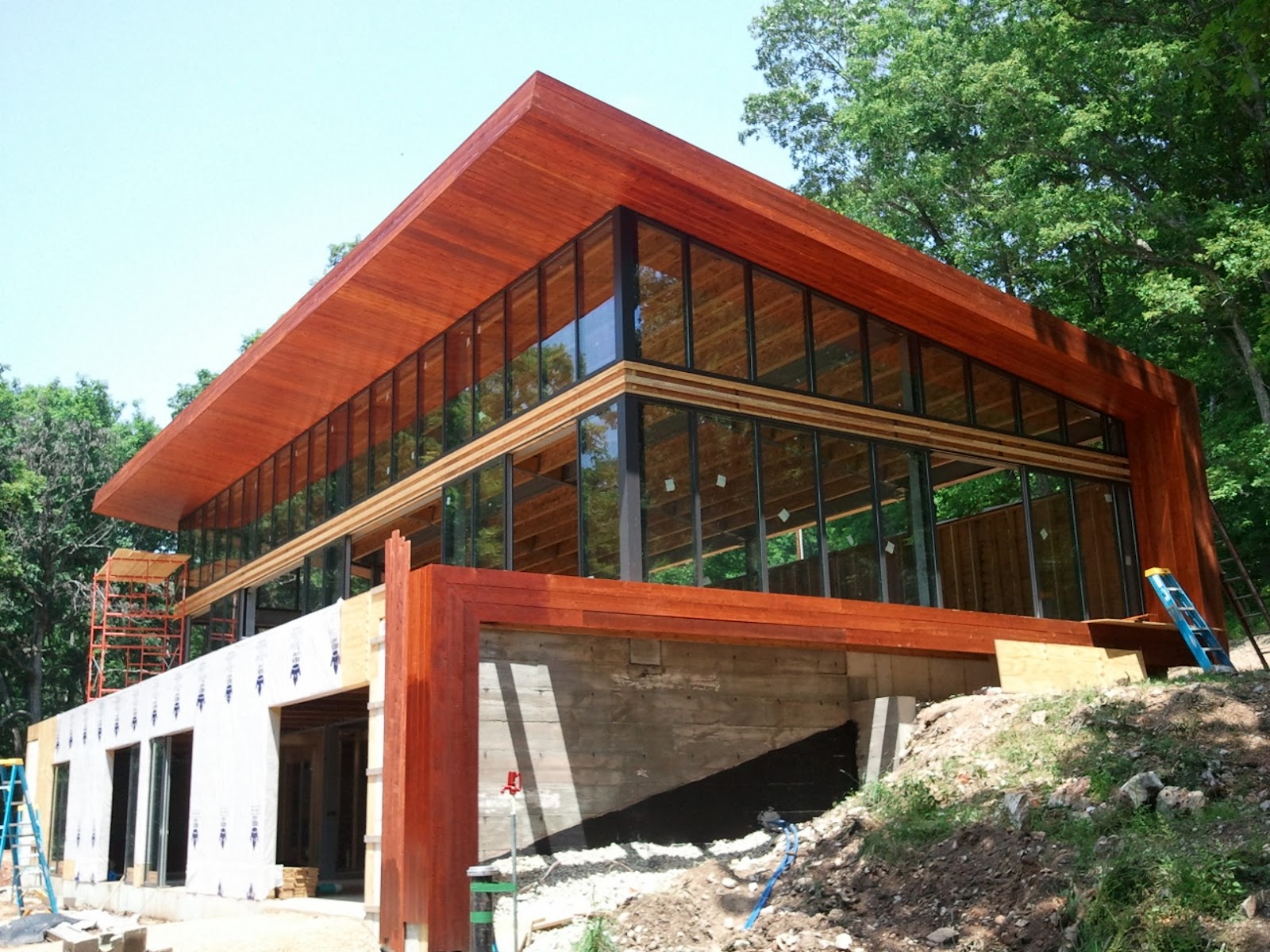 Timber Springs Lodge: Western Red Cedar siding