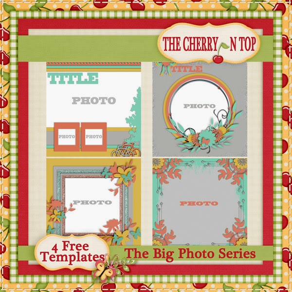 The Cherry On Top: Free Big Photo Templates