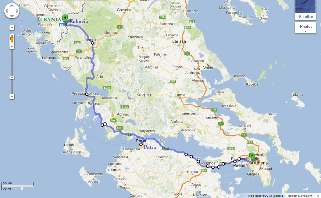 KL Glasgow Overland: Greece