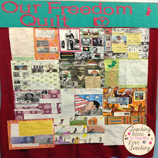 Classroom Freebies Too: Classroom Freedom Quilt For Black History Month