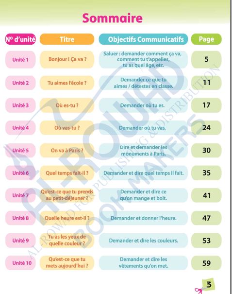 L'amitié:méthode de français:Le livre2
