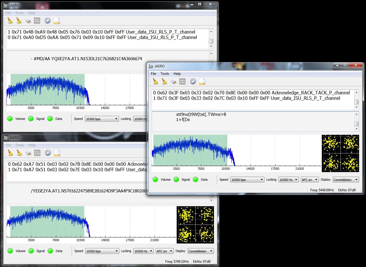 RadioCommunications: Inmarsat: SDRPlay / SDR-Console / JAERO - Trois ...