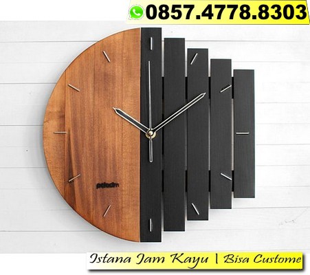 Jam Dinding Kayu Unik, Jam Dinding Kayu Custom, Jam Dinding Kayu Murah ...