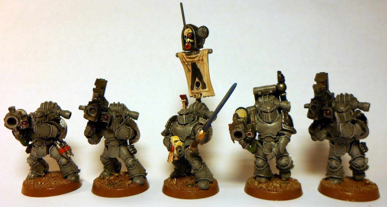 WeeMen: Relictors Devastator Squad in MK3 Iron Armour Finished