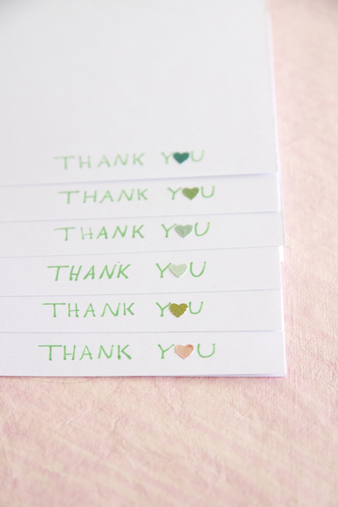 A Simple "Thank You" (Notecard How-to)