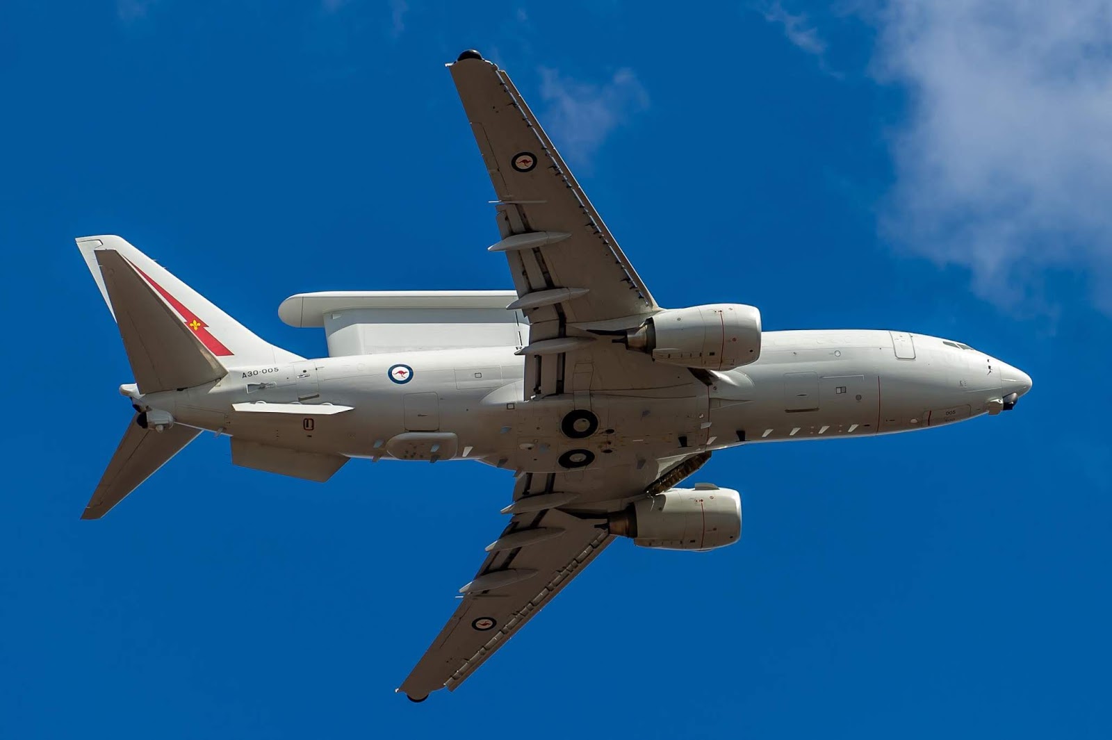 Central Queensland Plane Spotting: RAAF Boeing B737-7ES / E-7A ...