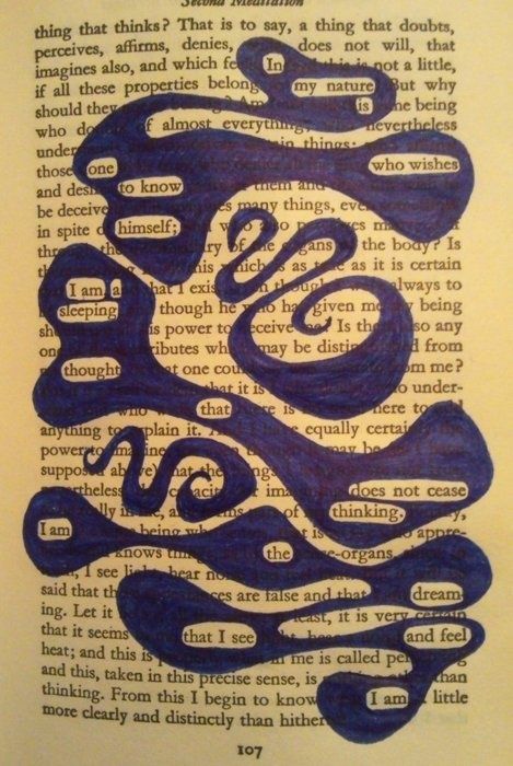 Haber Oaks Art: Examples of Black Out Poetry