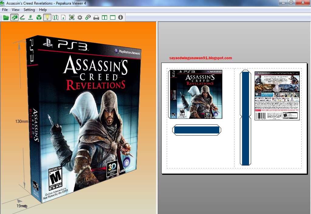 Our World: Papercraft Cover Playstation 3