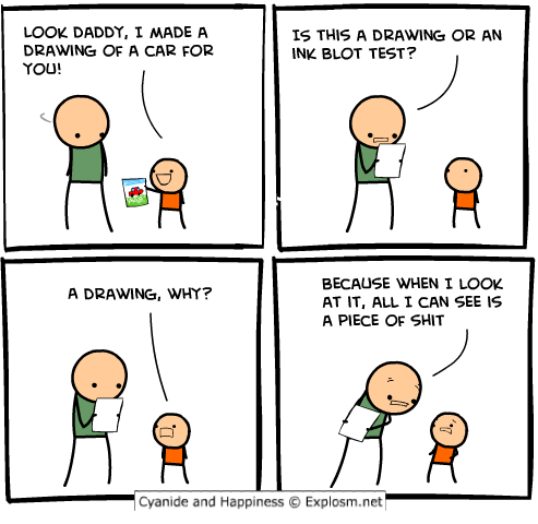 BLADE 7184: OMG Hilarious! - Daddy Drawing